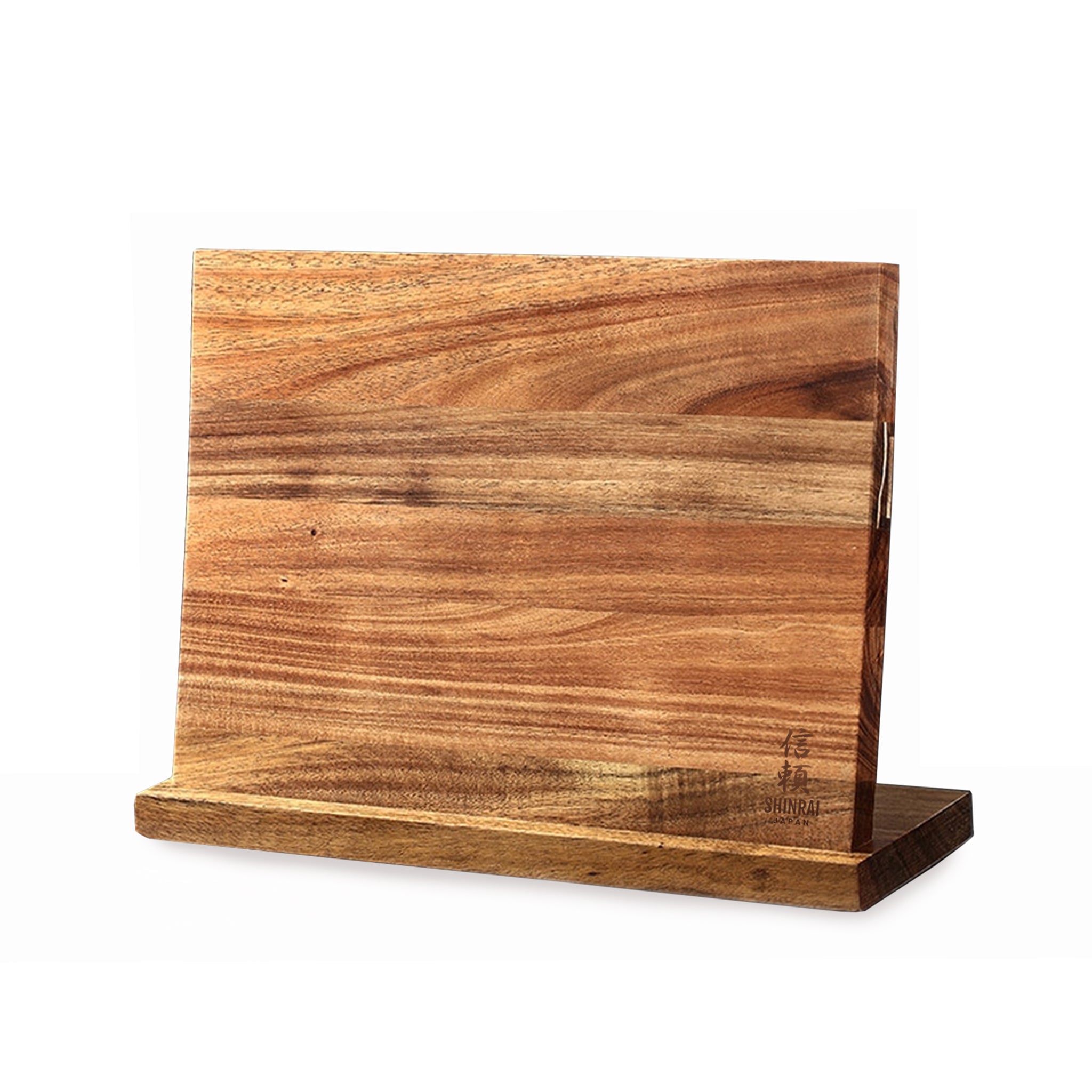 EPOXY SAPPHIRE 6 PIECE DAMASCUS PRINT KNIFE SET + ACACIA HOLDER SINGLE ...