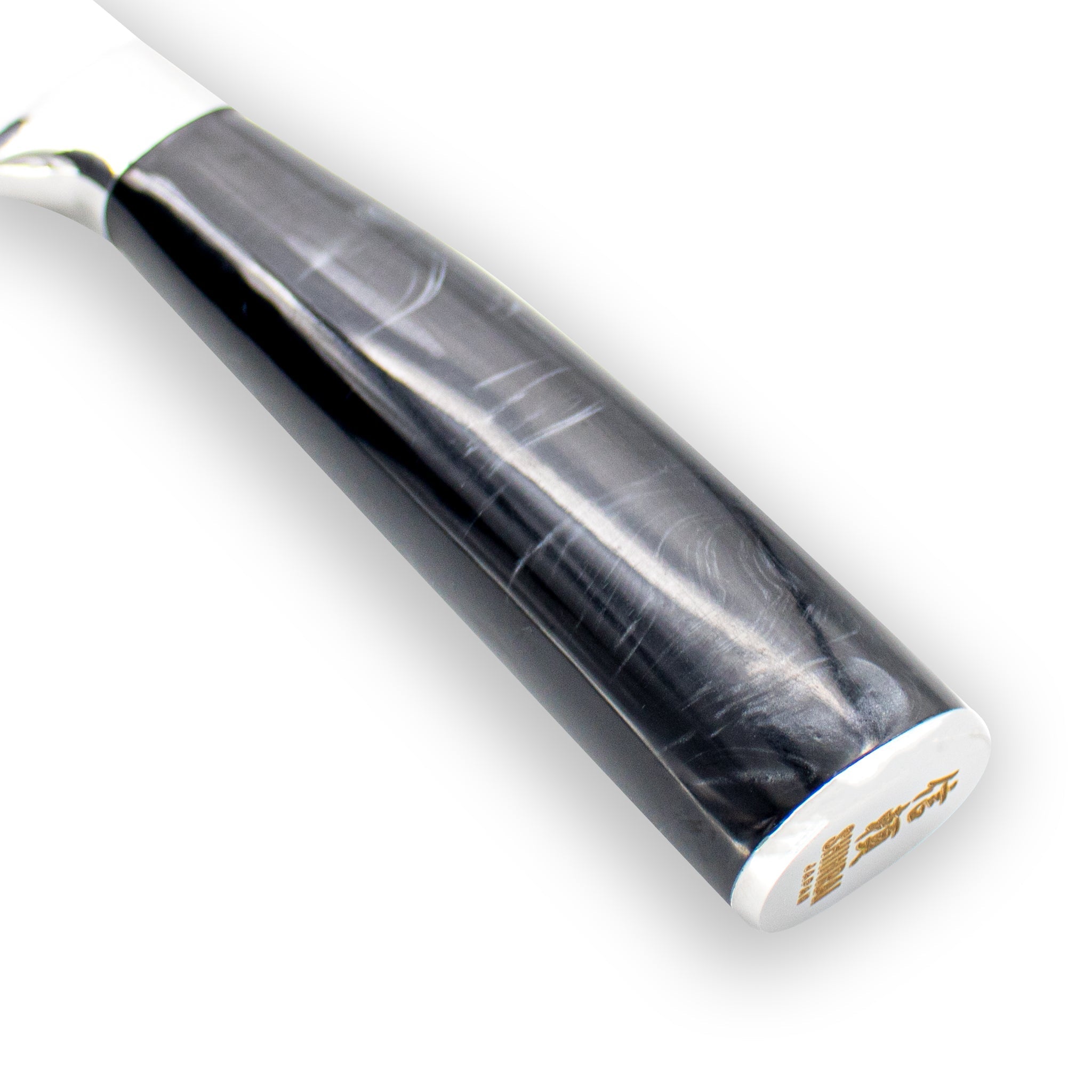 JAPANESE DAMASCUS PRINT ONYX EPOXY - NAKIRI KNIFE – ShinraiKnives